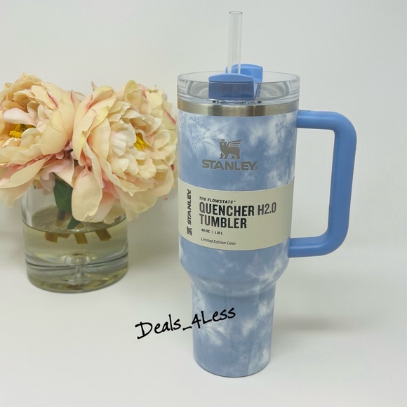Stanley | Dining | Stanley Tumbler 4 Oz Blue Tie Dye Limited Edition ...